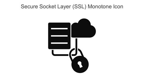 Secure Socket Layer Ssl Monotone Icon In Powerpoint Pptx Png And Editable Eps Format Ppt
