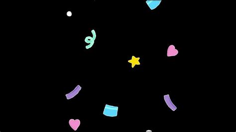 Confetti For Party Celebration Stock Overlay 4k Animation 3d Motion Graphics Loop Animation