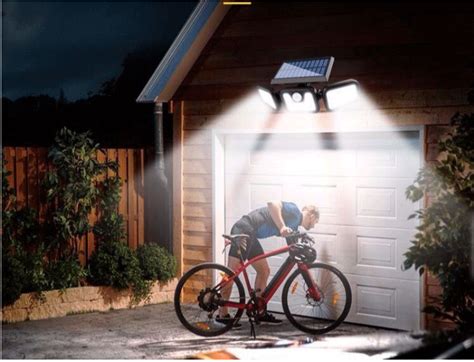 Sensor Solar Security Outdoor Wall Pir Motion Garden Lamp Led Light Street Power Lights Flood Powere