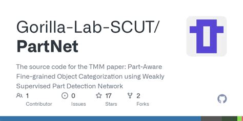 Github Gorilla Lab Scut Partnet The Source Code For The Tmm Paper Part Aware Fine Grained