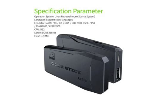 M15 Retro Game Stick 4k Hdmi Output And Wireless Controller Plug And Play Video Game Console At