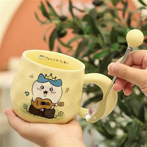 Chiikawa Hachiware Cup Set Yellow With T Box Chiikawa Plush