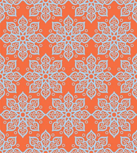 Premium Vector Abstract Floral Geometric Pattern