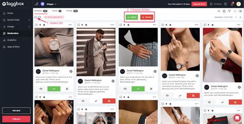 How To Use Moderation Panel In Taggbox Widget Taggbox Support