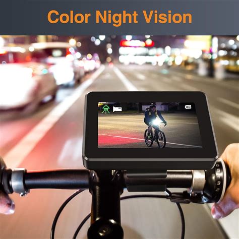 Bike Rear View Camera Full Hd Set 4 3 Monitor With Micro Sd Recording Function Cool Mania