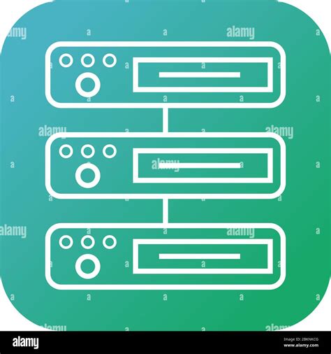 Beautiful Database Vector Line Icon Stock Vector Image And Art Alamy