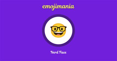 Nerd Face Emoji Copy Paste Emojimania