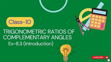 Class 10 Trigonometric Ratios Of Complementary Angles NCERT CBSE