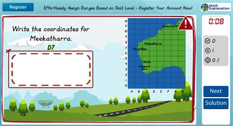 Math Explanation Directions Using Maps Engaging Primary Maths Software