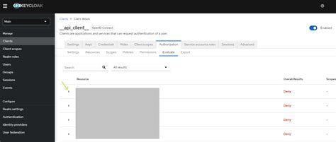 Evaluation For Client Authorization UI Error Issue Keycloak Keycloak GitHub