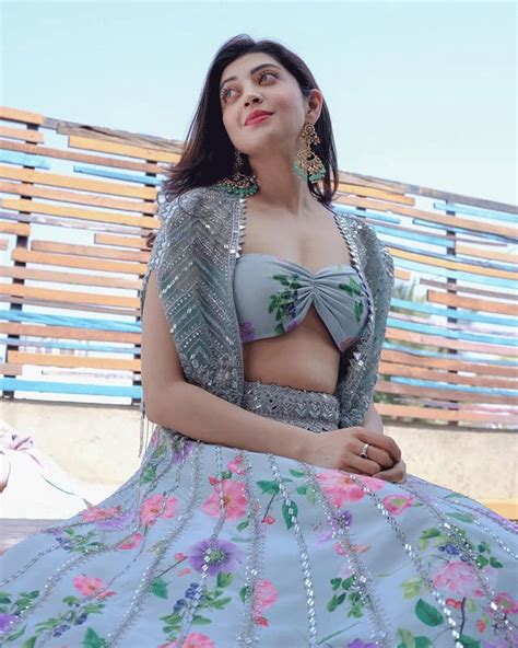 Pranitha Subhash Glows In Pastel Elegance At Destination Wedding