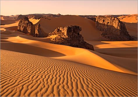 The Golden Smile Of The Sahara Foto And Bild Landschaft Wüste Sahara