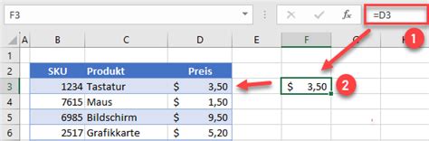 Formel Zum Kopieren Von Werten In Eine Andere Zelle In Excel And Gs Automate Excel