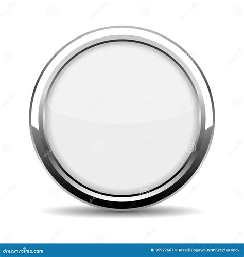 Round Glass Trophy Award Acrilic Blank Crystal Prize On Isolated