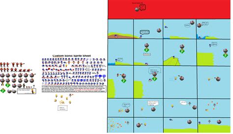 Sonic Sprite Comic I Made The Super Sonic Sprites And The Silver Sonic