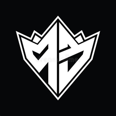 Pe Logo Monogram Design Template Stock Vector Illustration Of Black