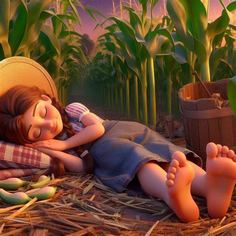 Farmer Girl Barefoot Ai By Amirrax On Deviantart