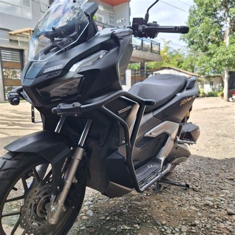 Honda Adv 160 Crashguard W Mdl Braket Powder Coated Shopee