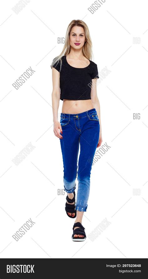Front View Walking Image And Photo Free Trial Bigstock