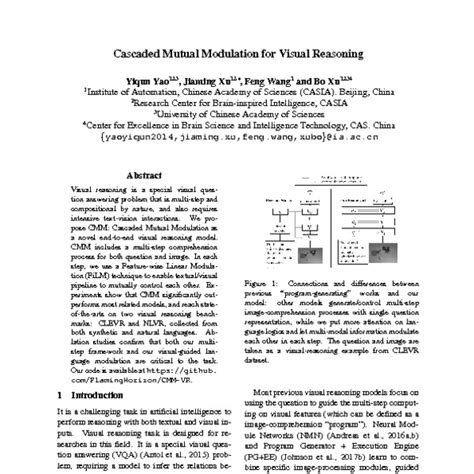 Cascaded Mutual Modulation For Visual Reasoning Acl Anthology