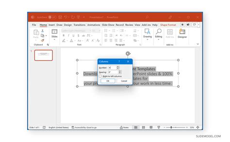 03 Add Custom Column Count In Powerpoint SlideModel