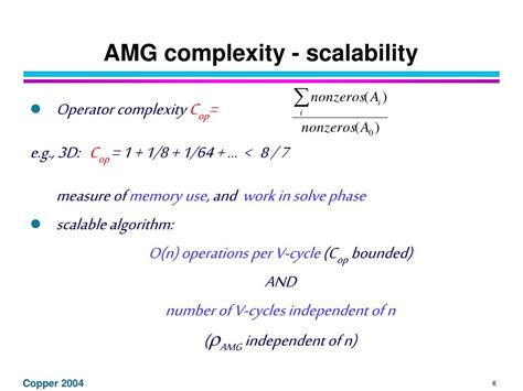 Ppt Reducing Complexity In Algebraic Multigrid Powerpoint