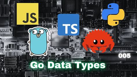 Go Data Types Javascript Typescript Python Go And Rust Youtube