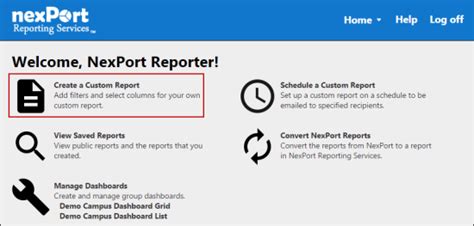 Load A Custom Report