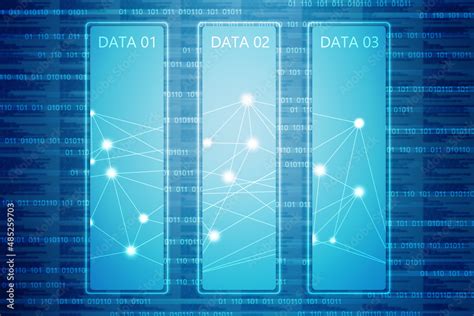 Binary Code Background Digital Abstract Technology Background Flowing Number One And Zero Text