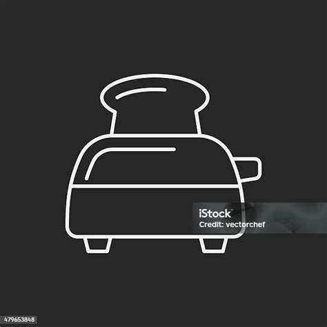 ไอคอนเส้นเครื่องปิ้งขนมปัง ภาพประกอบสต็อก ดาวน์โหลดรูปภาพตอนนี้ การทำอาหาร ขนมปัง อาหาร