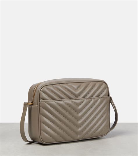 Saint Laurent Lou Quilted Leather Camera Bag In Brown Endource