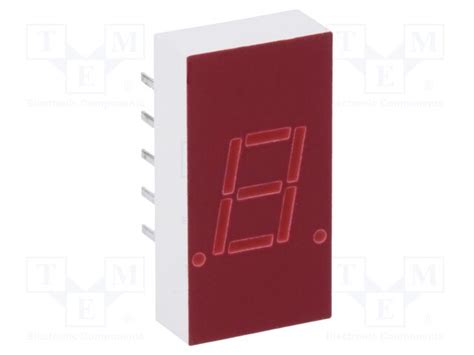 5082 7613 Broadcom Avago Display Led 7 Segment 76mm 03 Nochar 1 Red 034÷08mcd 5082 7613 Broadcom Avago Display Led 7 Segment 76mm 03 Nochar 1 Red 034÷08mcd