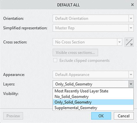 Enhancement Layer States Availability For Default All Combination State