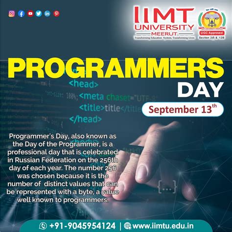 Iimt University On Linkedin Programmersday Programmers Thankyou Iimtuniversity