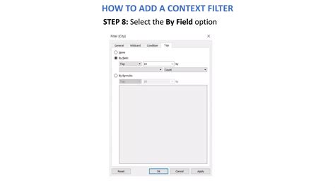 How To Add A Context Filter Pdf