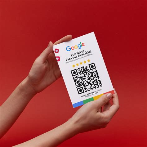 Placa Qr Code Avaliação no Google Elo Produtos Especiais