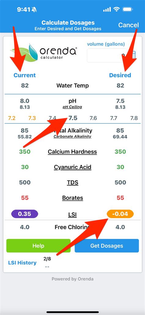 Use The Lsi And Dosage Calculator App Pool Software Videos And Tutorials Skimmer