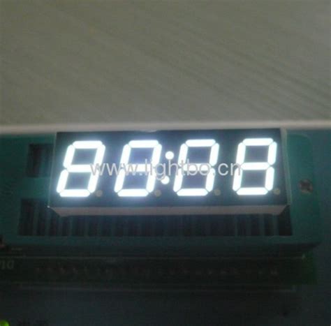 High Brightness 4 Digit 7 Segment Led Clock Display Various Character