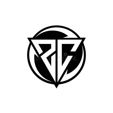 ZC Logo Monogram Design Template Stock Vector Illustration Of Logo Initial