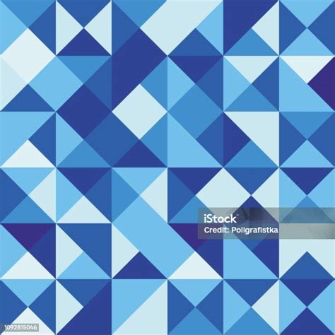 원활한 다각형 배경 패턴다각형블루 벽지벡터 일러스트 레이 션 0명에 대한 스톡 벡터 아트 및 기타 이미지 0명 3차원 형태 결정체 Istock