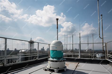 Premium Ai Image Carbon Dioxide Sensor Measuring Atmospheric Co