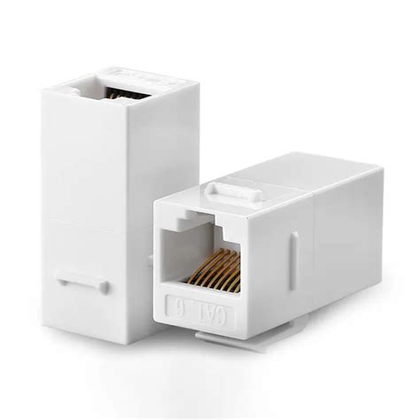 STF Cat Panel Module Connector Female To Female Phone Plug Telephone Extender Keystonejack