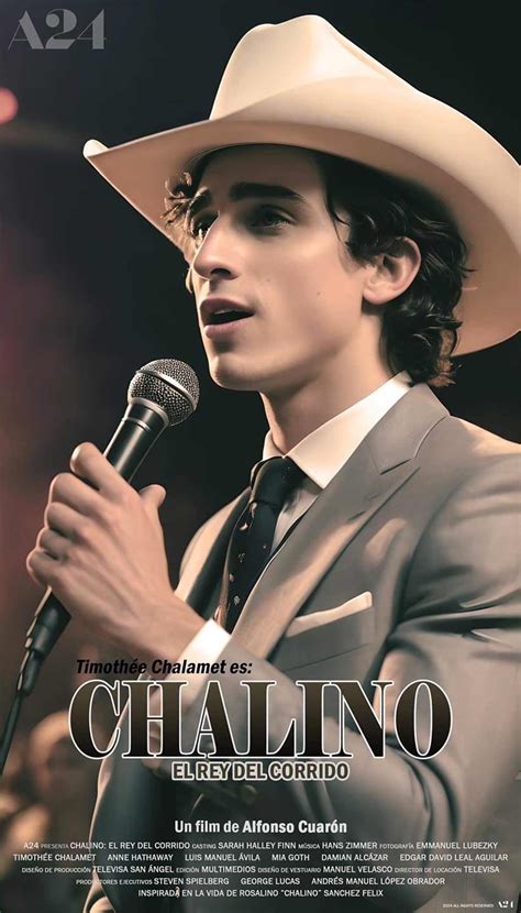 Timothee Chalamet Como Chalino Sanchez