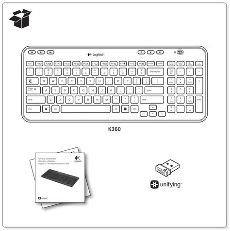 Logitech K360 Wireless Keyboard User Manual
