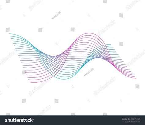 Abstract Geometric Shapes Trending Futuristic Line Stock Vector