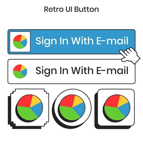 premium vector retro user interface design assets