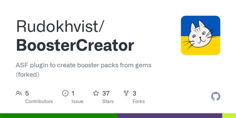 Github Rudokhvistboostercreator Asf Plugin To Create Booster Packs From Gems Forked