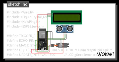 Esp32 Ultrasonic Radar System Wokwi Esp32 Stm32 Arduino Simulator