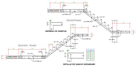 Stair Section Detail Dwg File