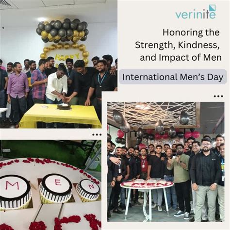 Verinite On Linkedin Verinite Lifeatverinite Internationalmensday Celebratemen…